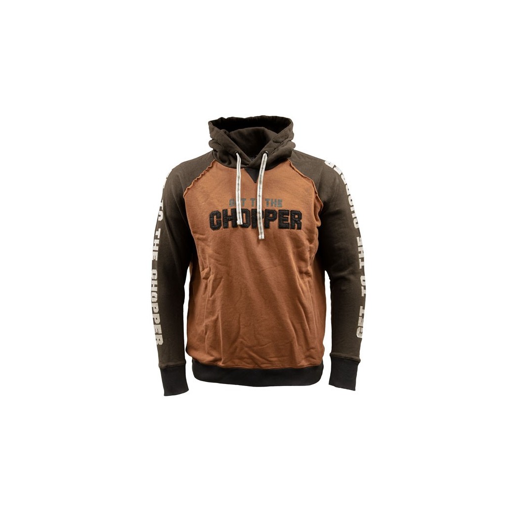 BLUZA 13 1/2 GET THE CHOPPER BRĄZOWA XL